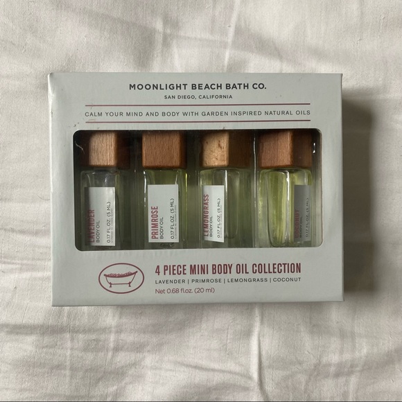 Moonlight Beach Bath Co. | Bath & Body | 4 Piece Mini Body Oil ...